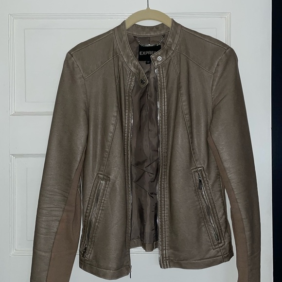 Express | Jackets & Coats | Express Leather Jacket | Poshmark